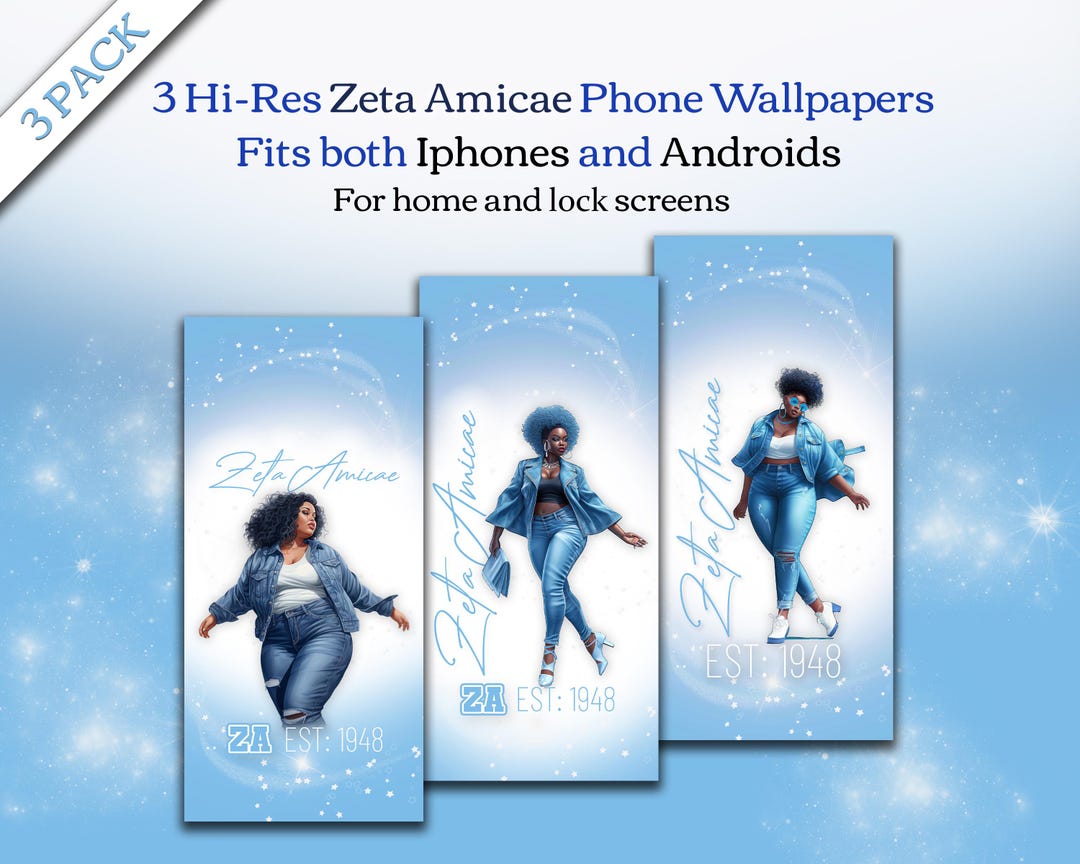 3 Pack Zeta Amicae Phone Screen Wallpapers for Home Screens and Lock ...