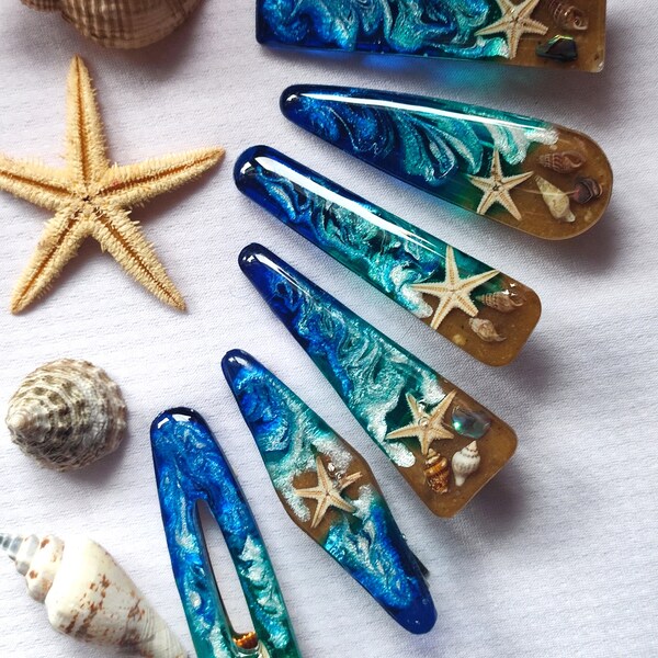 Starfish Hair Clip - Etsy