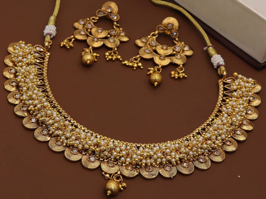 Victorian Bridal Jewelry Set Antique Cannetille, Gold Plated Sterling ...