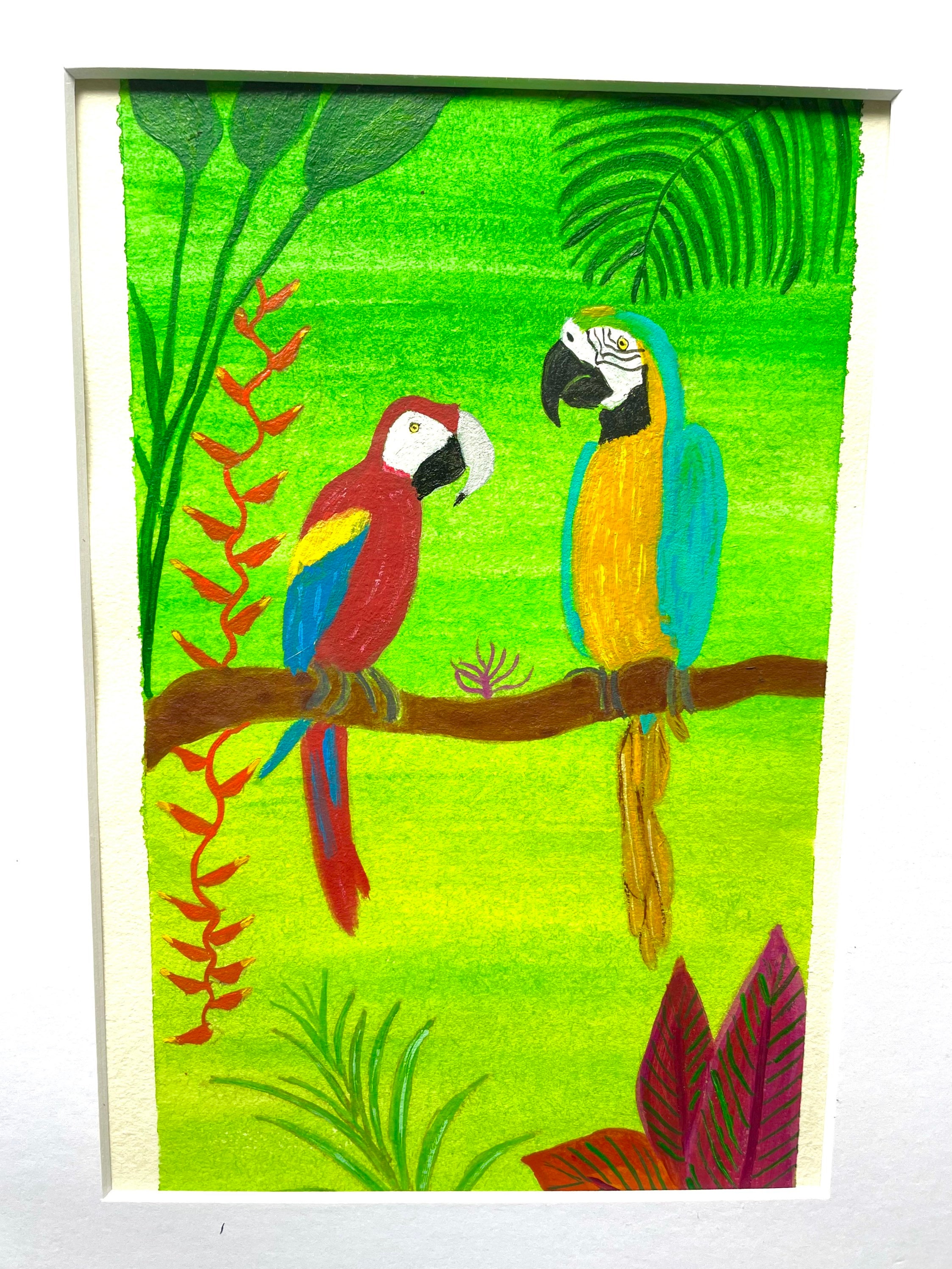 Parrot-dise, Parrot, Nature Art, Paintings, Prints, Bird Art, Tropical ...