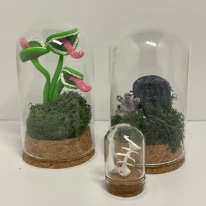 Venus Flytrap, Plants , Miniature Clay Sculptures ,spooky Terrariums, Man Eating Plants - Etsy