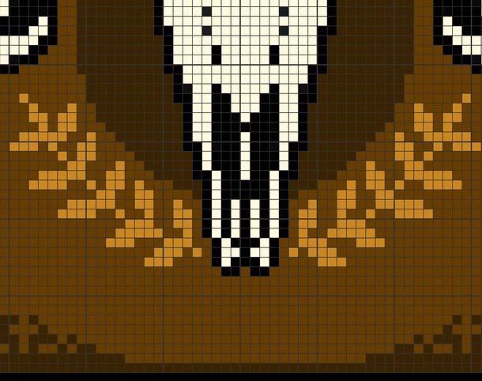 Ram Skull Tapestry Crochet PDF Pattern - Etsy