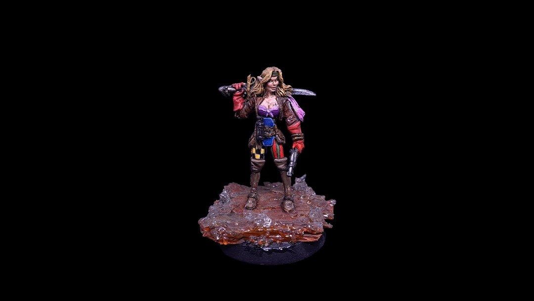 Female Swashbuckler Pirate Rogue Miniature - Etsy