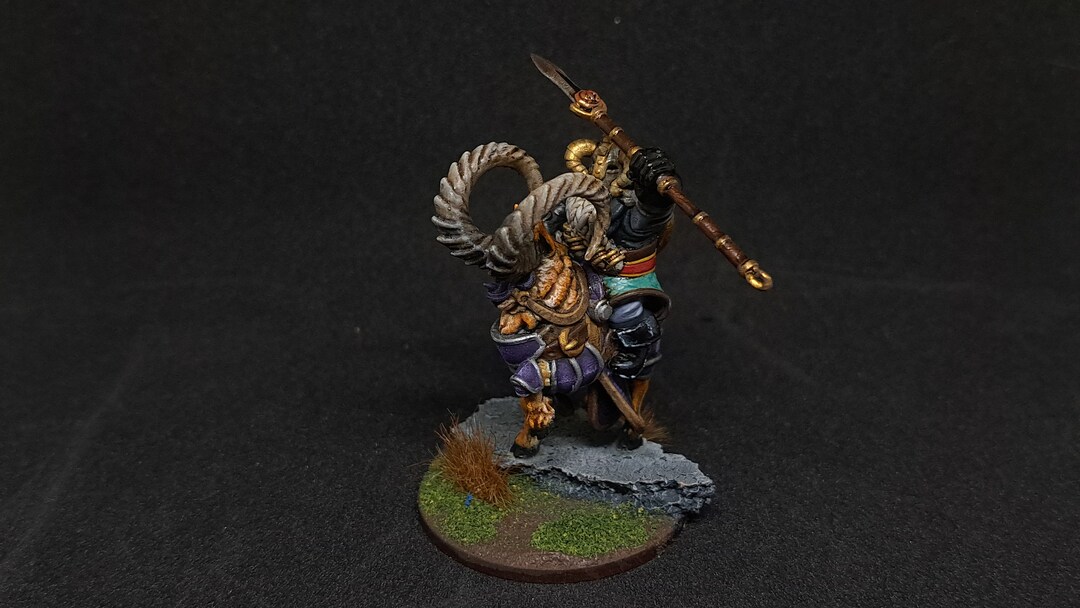 Dwarf Fighter Paladin on Goat Mount - Etsy