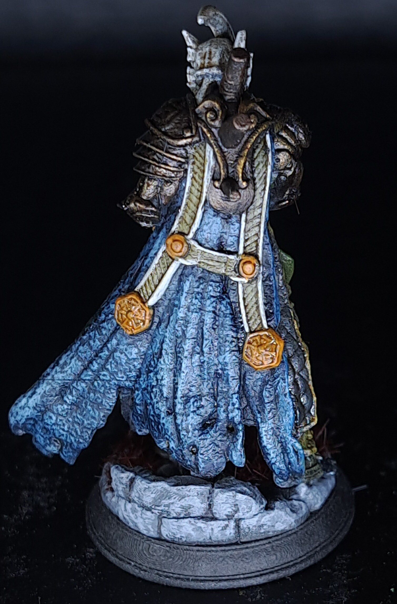 Dragonkin Fighter Paladin Dnd Painted Miniature - Etsy