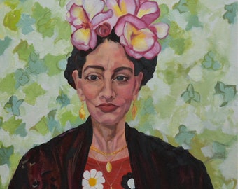 Frida Oil Painting - Etsy