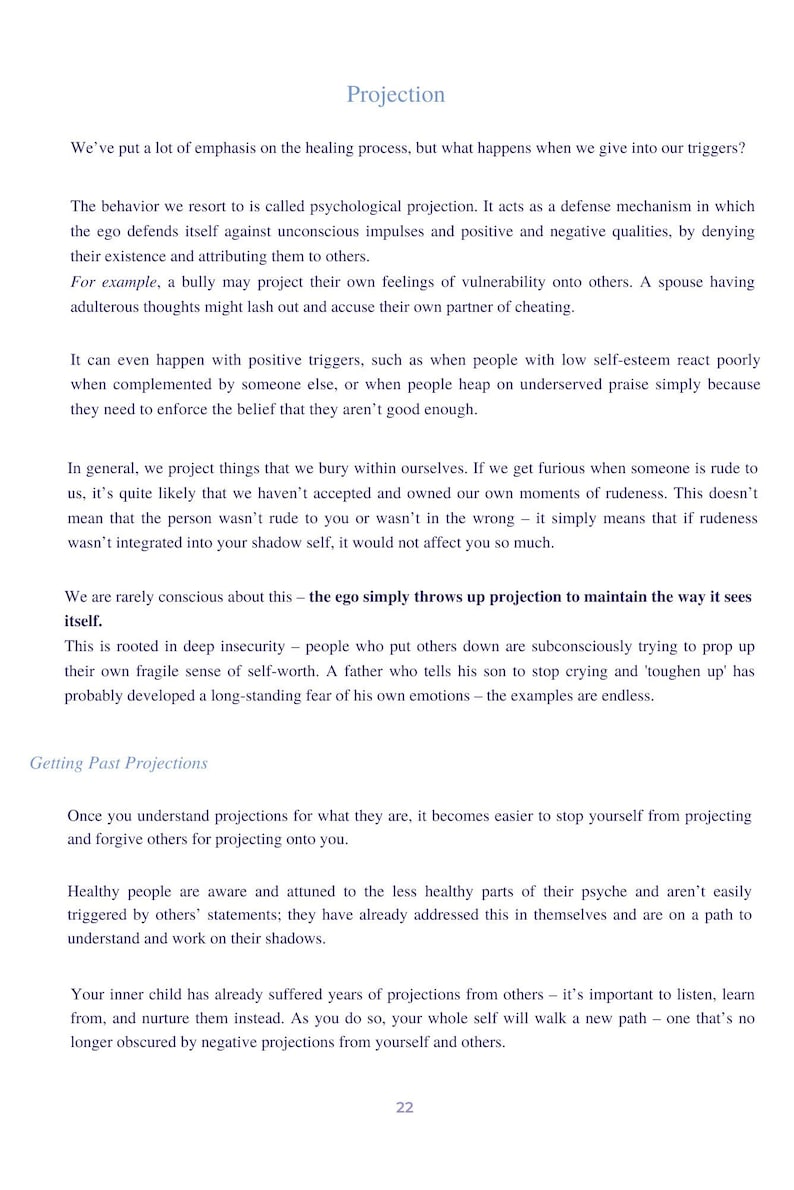 SHADOW WORK GUIDEBOOK With Exercises and Examples - Etsy