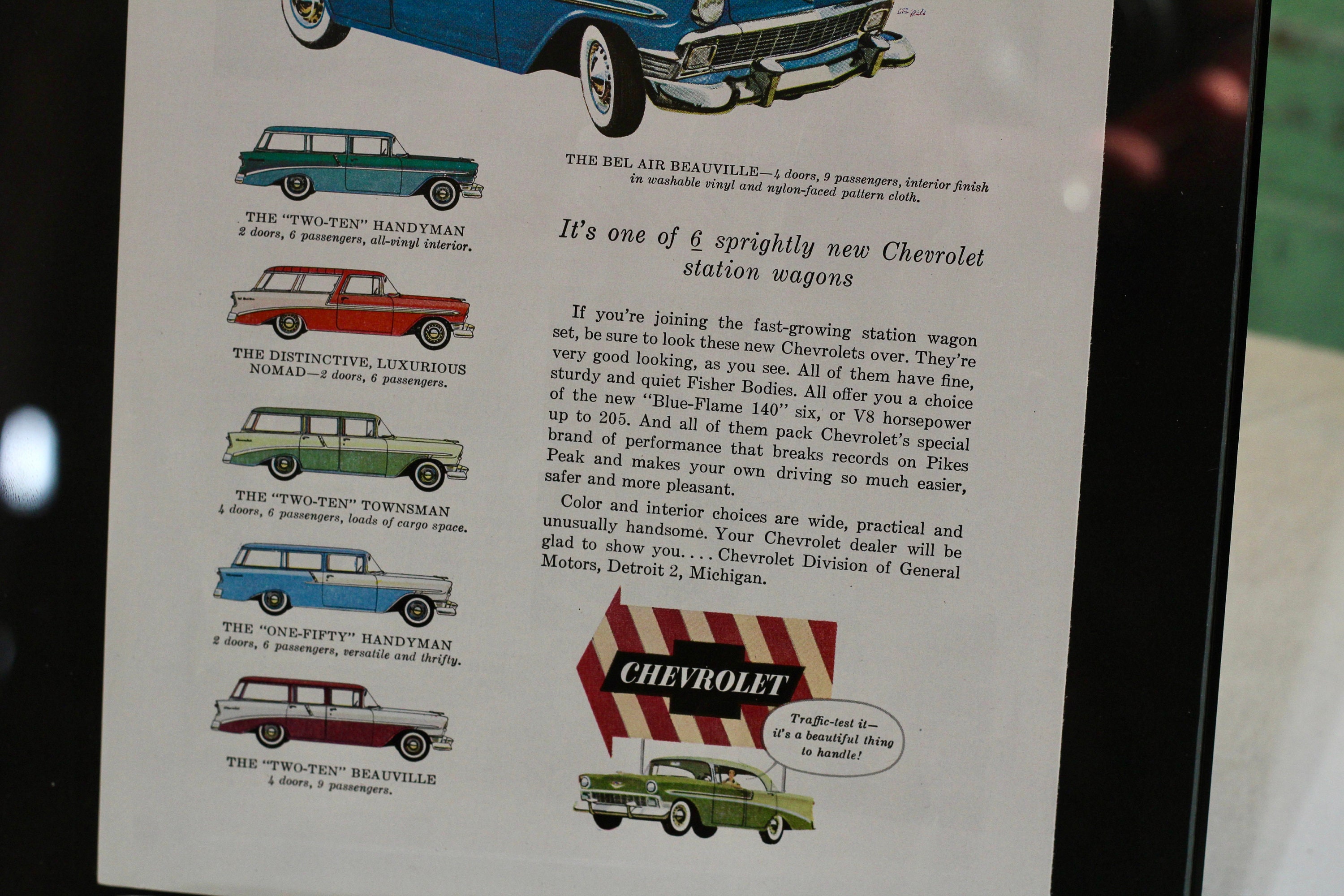 1956 Chevrolet Ad From May 1956 National Geographic Magazine - Etsy