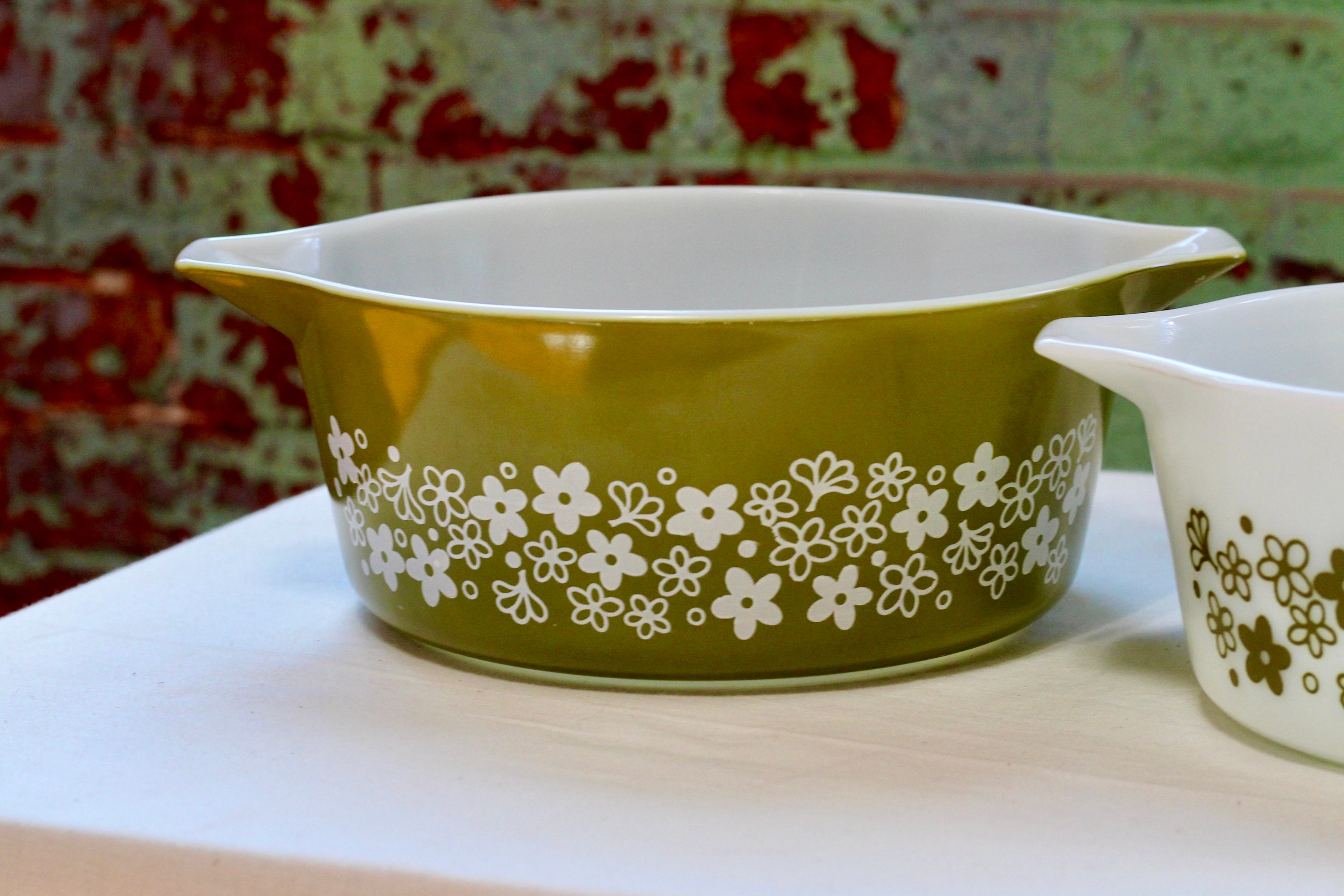 Pyrex Spring Blossom 3 Piece Casserole Dish Set - Etsy
