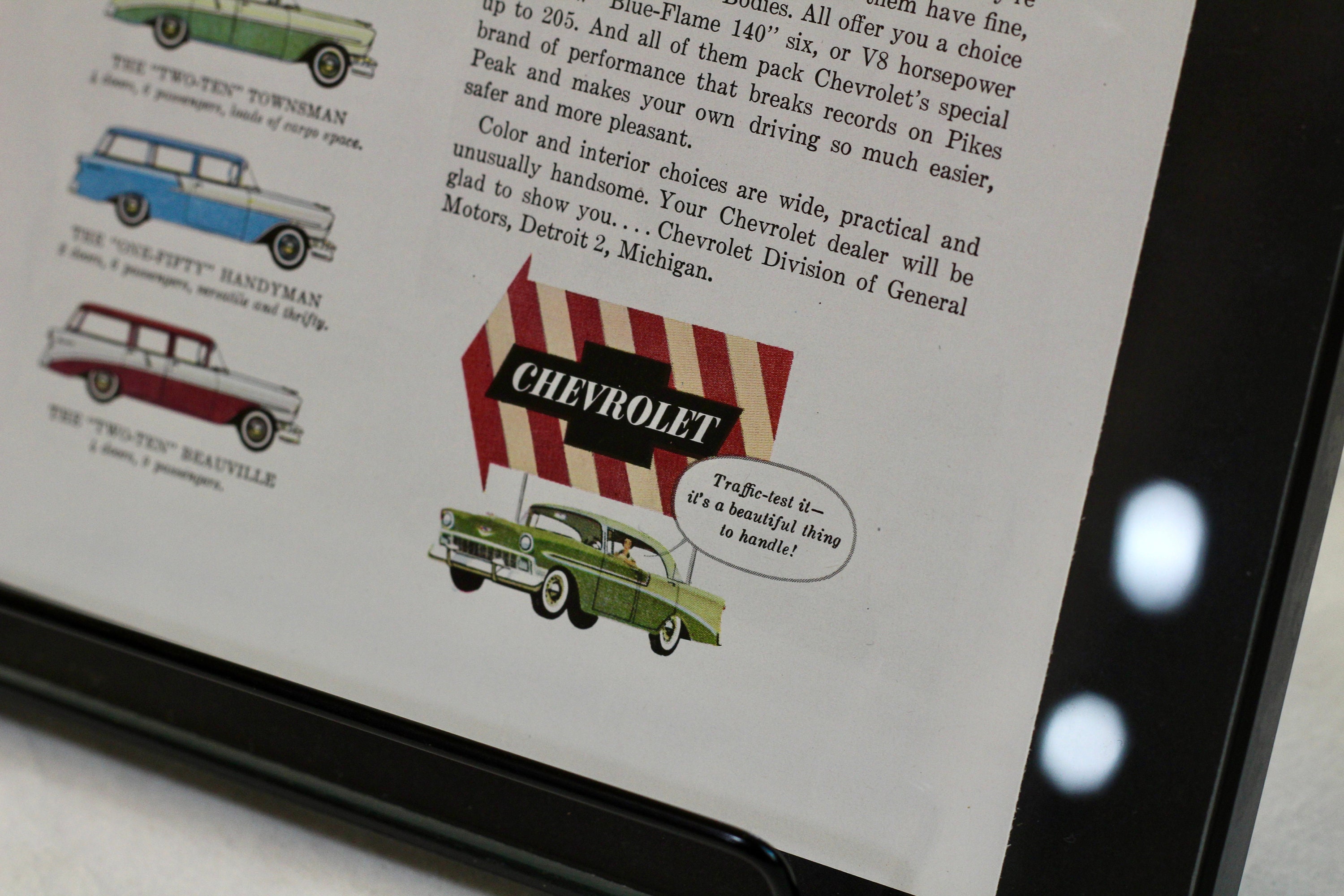 1956 Chevrolet Ad From May 1956 National Geographic Magazine - Etsy