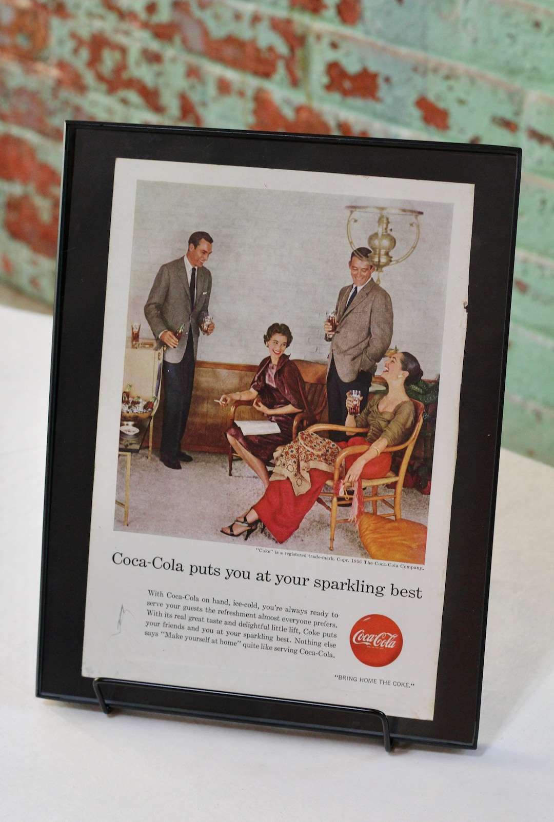 1956 Coca-cola Ad From October 1956 National Geographic Magazine - Etsy