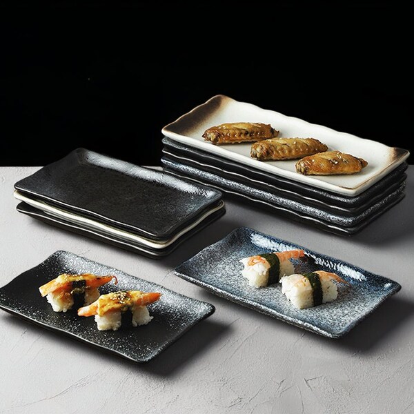 Japanese Rectangular Plates - Etsy