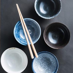 Exquisite Handcrafted Asian Porcelain Rice Bowls | Elegant Bowl Set for ...