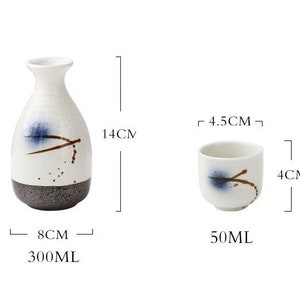 Contemporary Ceramic Sake Set | Aesthetic Sake Carafe and Cups ...