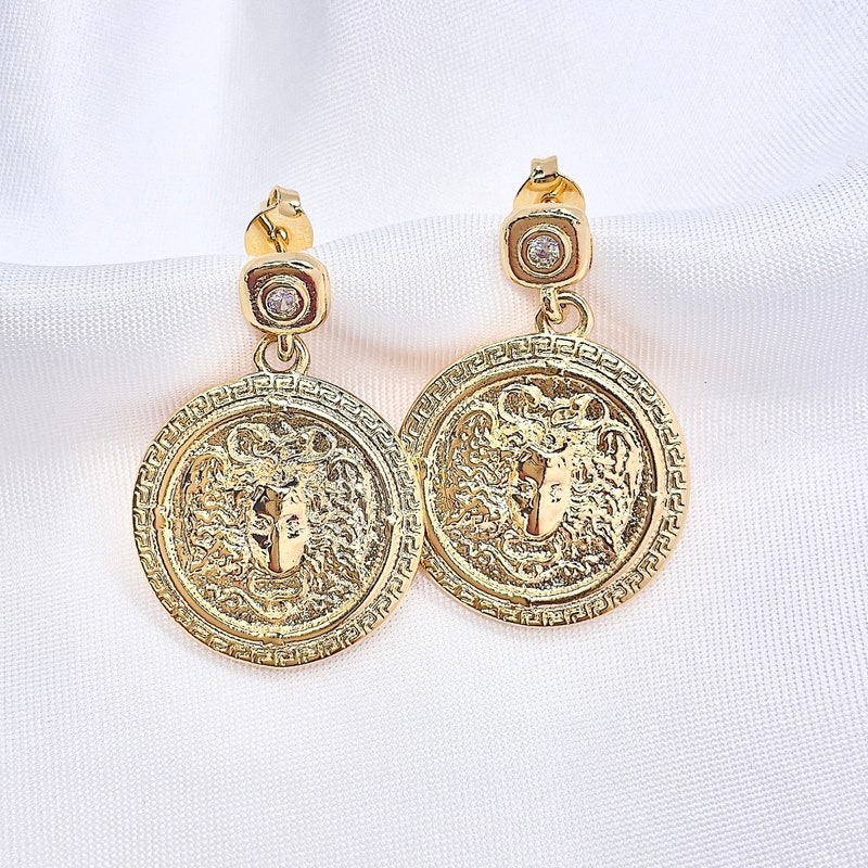 Coin Earrings - Etsy