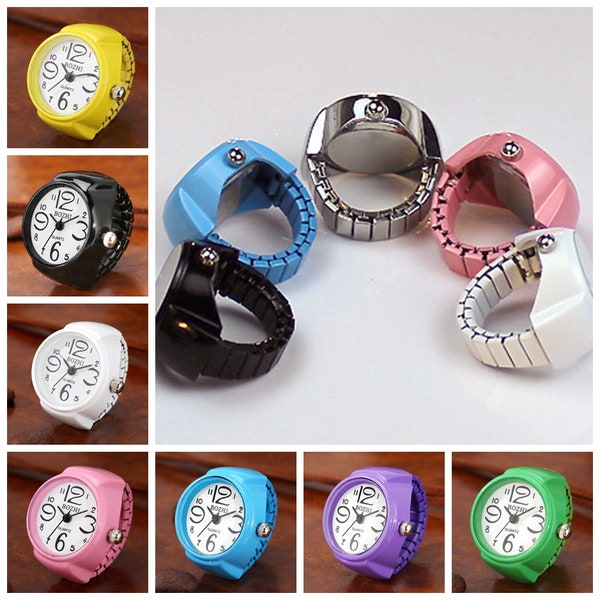 FINGER RING WATCH - Etsy