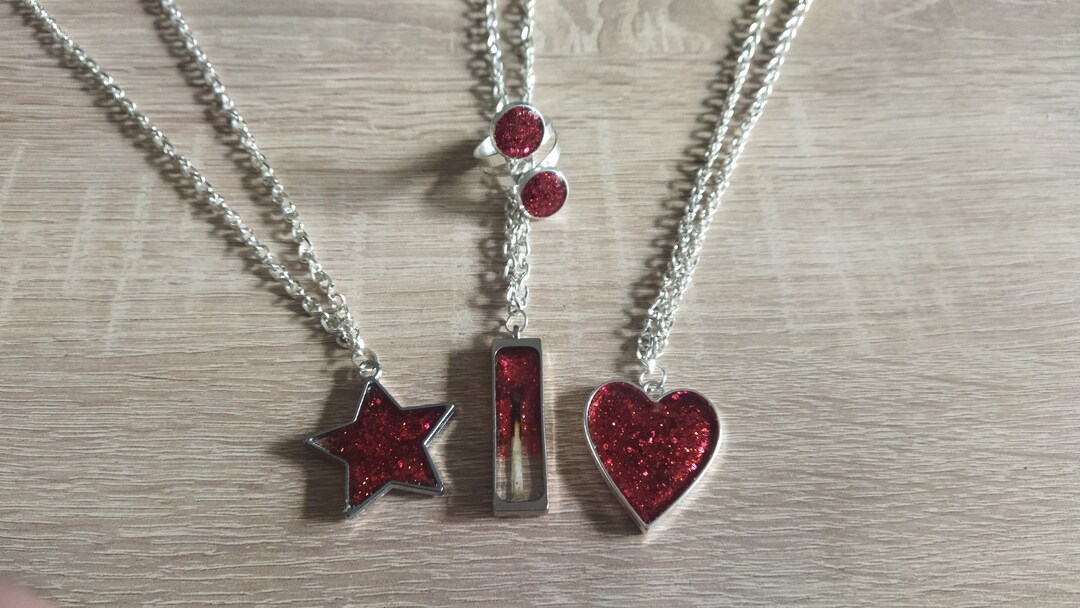 Red Trinkets Set - Etsy