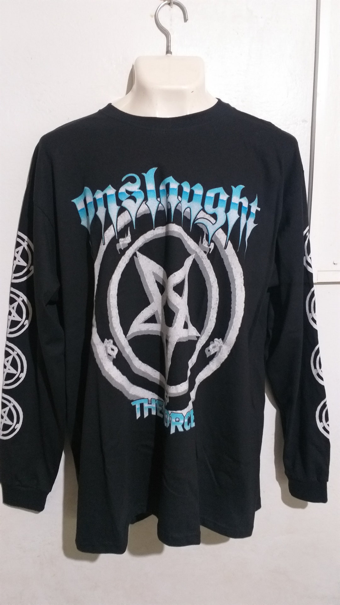 Onslaught Force Long Sleeve Shirt Thrash Metal Slayer Kreator Sodom ...
