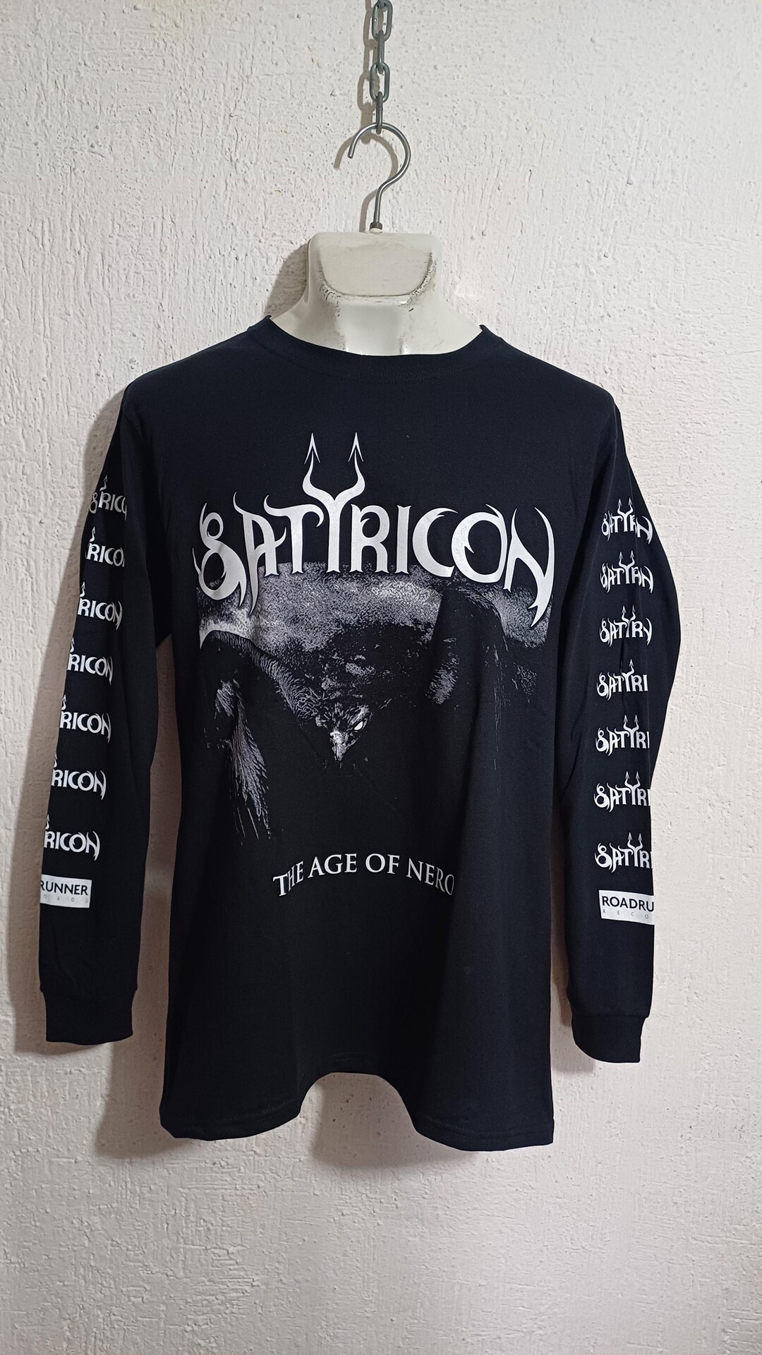 Satyricon Age Nero Long Sleeve Shirt Black Metal Behemoth Marduk ...