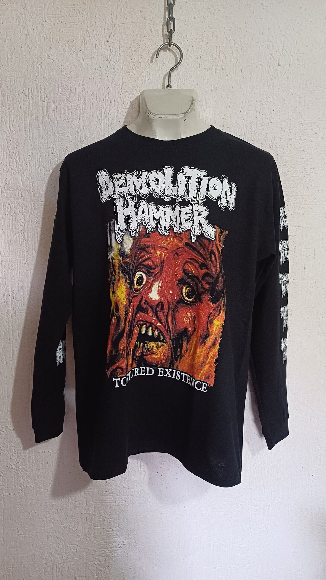 Demolition Hammer Tortured Long Sleeve Shirt Thrash Metal Exodus ...