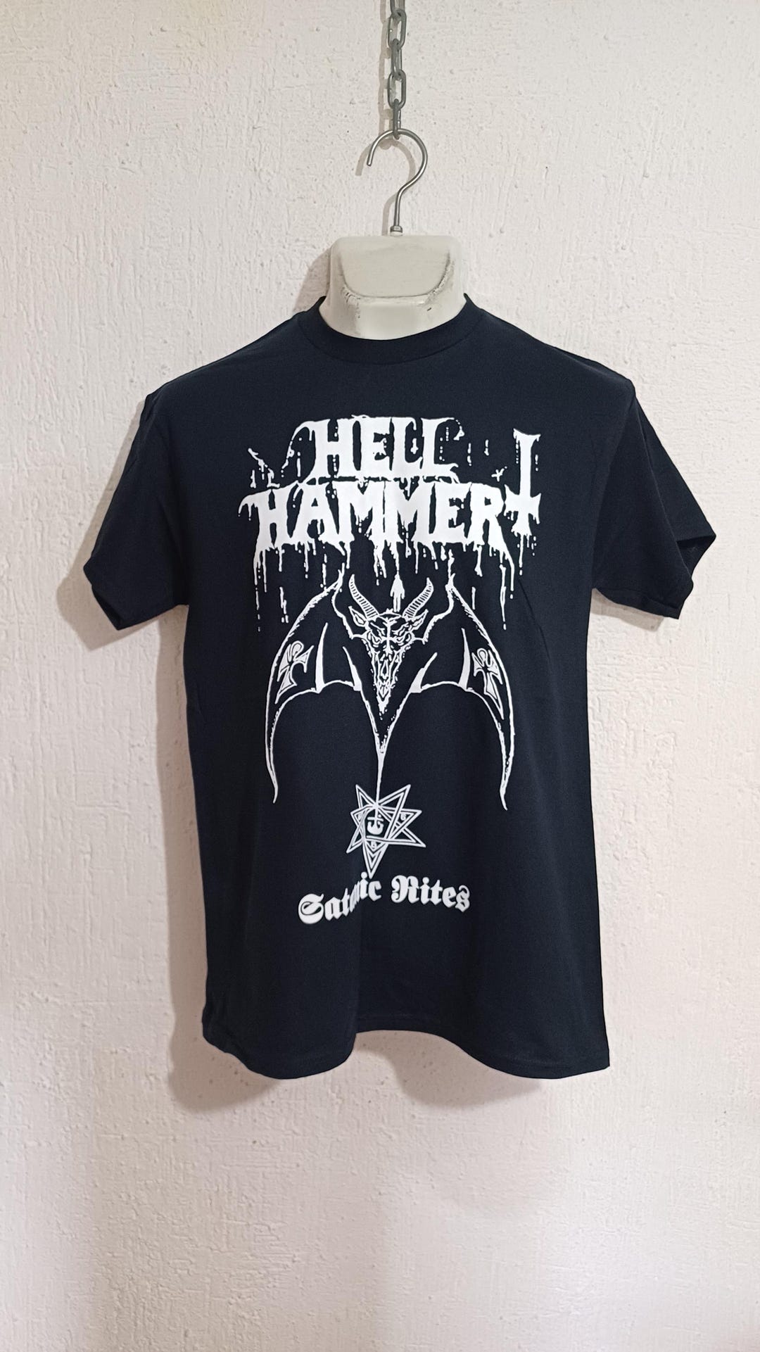 Hellhammer Satanic Rites T Shirt Black Metal Venom Celtic Frost ...