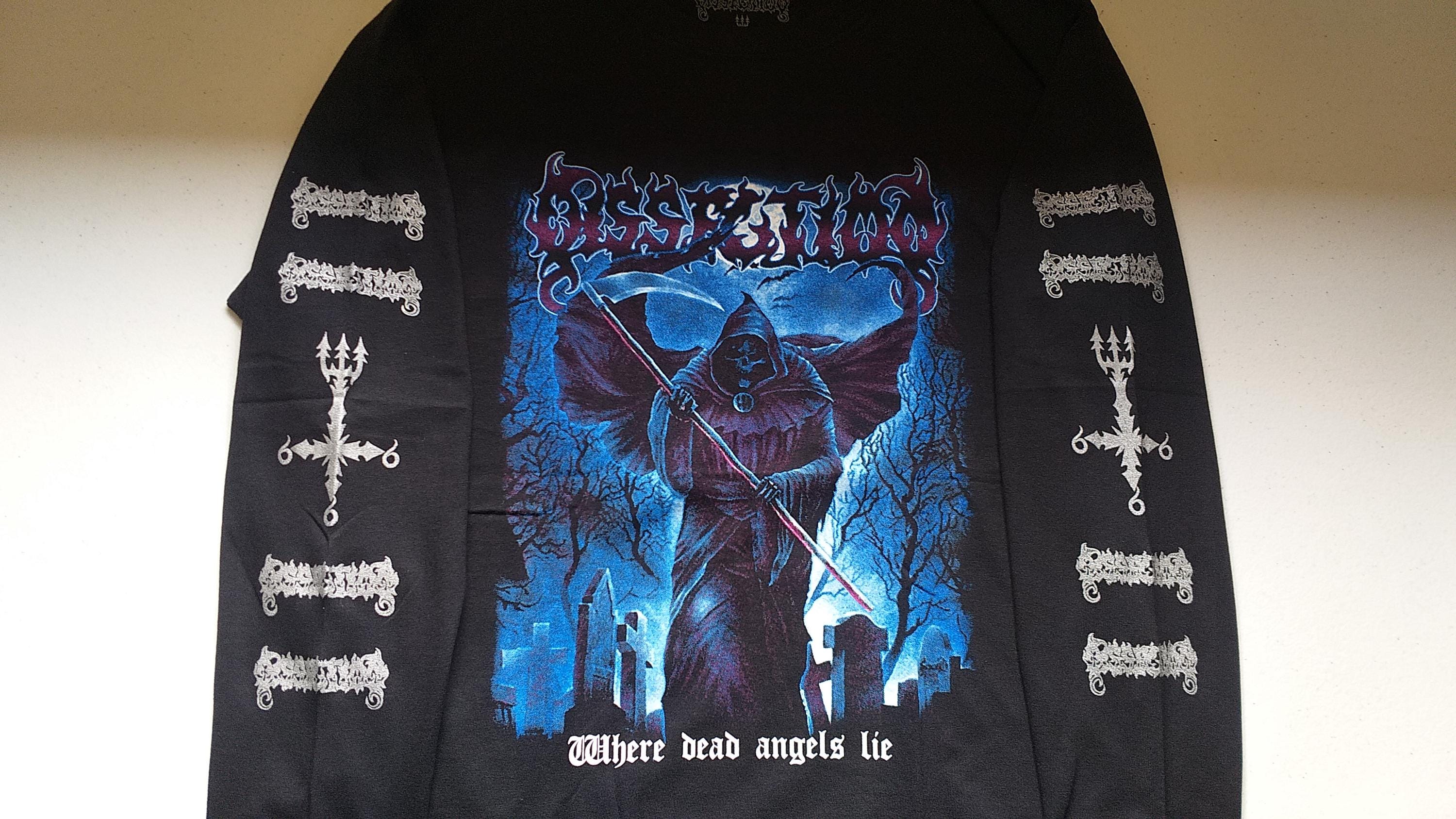 Dissection Where Dead Angels Long Sleeve Shirt Black Metal Emperor ...