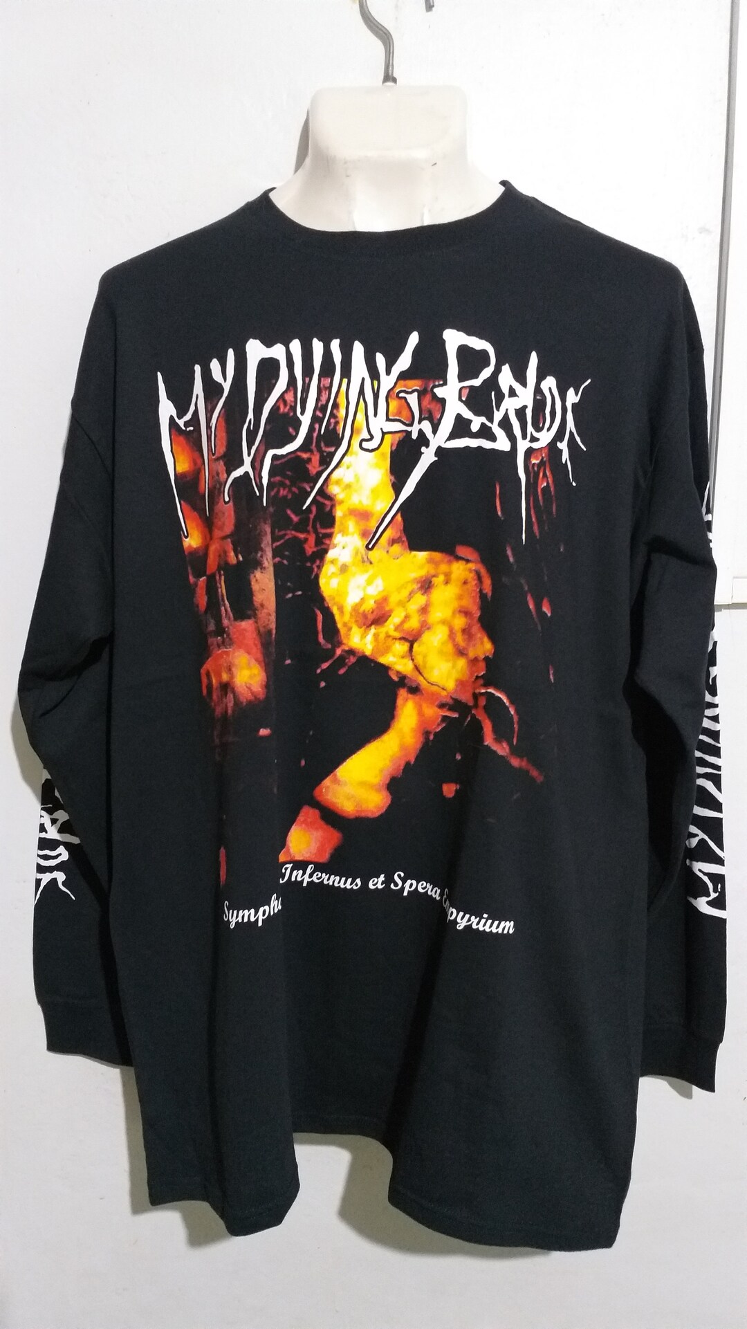 My Dying Bride Symphonaire Infernus Long Sleeve T Shirt Death Metal M ...