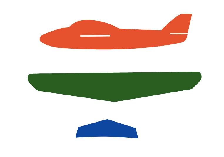 SVG to Make a Simple 3D Plane | Etsy