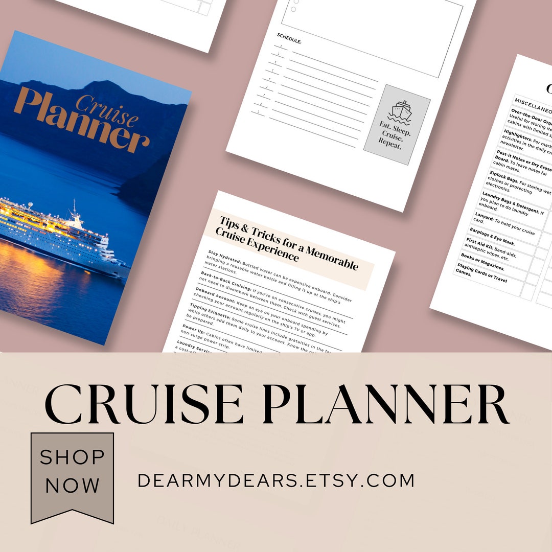 Set Sail With Ease: Cruise Planner & Packing List | Digital Trip ...
