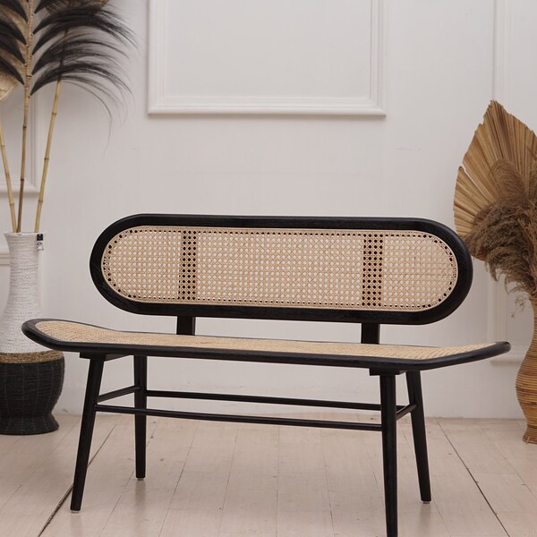 Cane Bench - Etsy