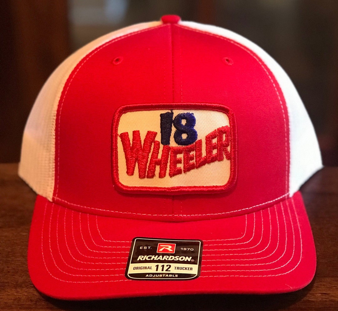 Vintage 18 Wheeler Trucker Patch on a Richardson 112 Trucker Hat! Nice ...