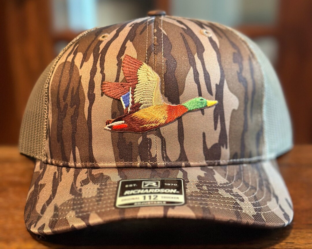Ole Drake Mallard Patch on Bottomland Richardson 112 Trucker Snapback ...