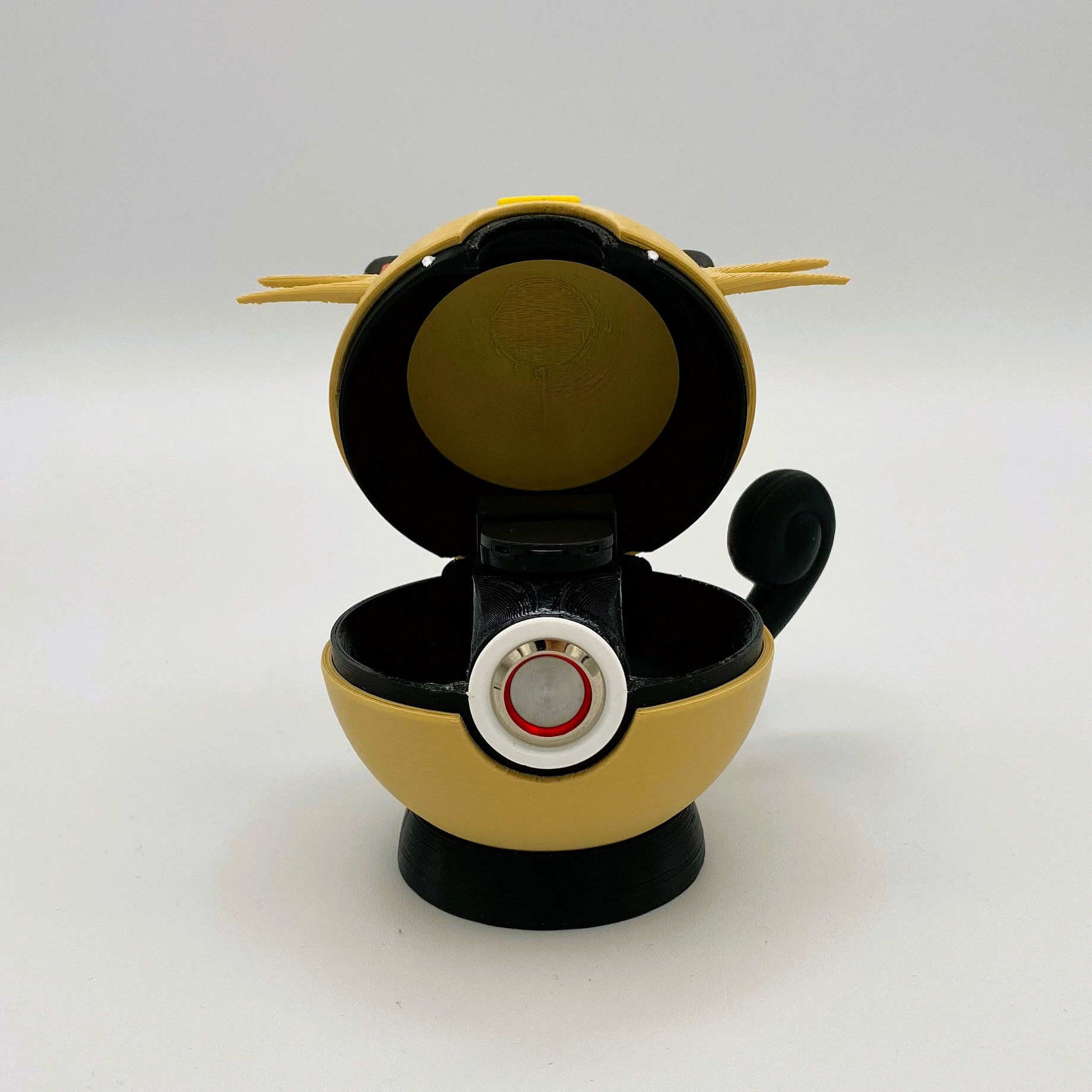Unique Meowth Pokeball With LED Button - Etsy