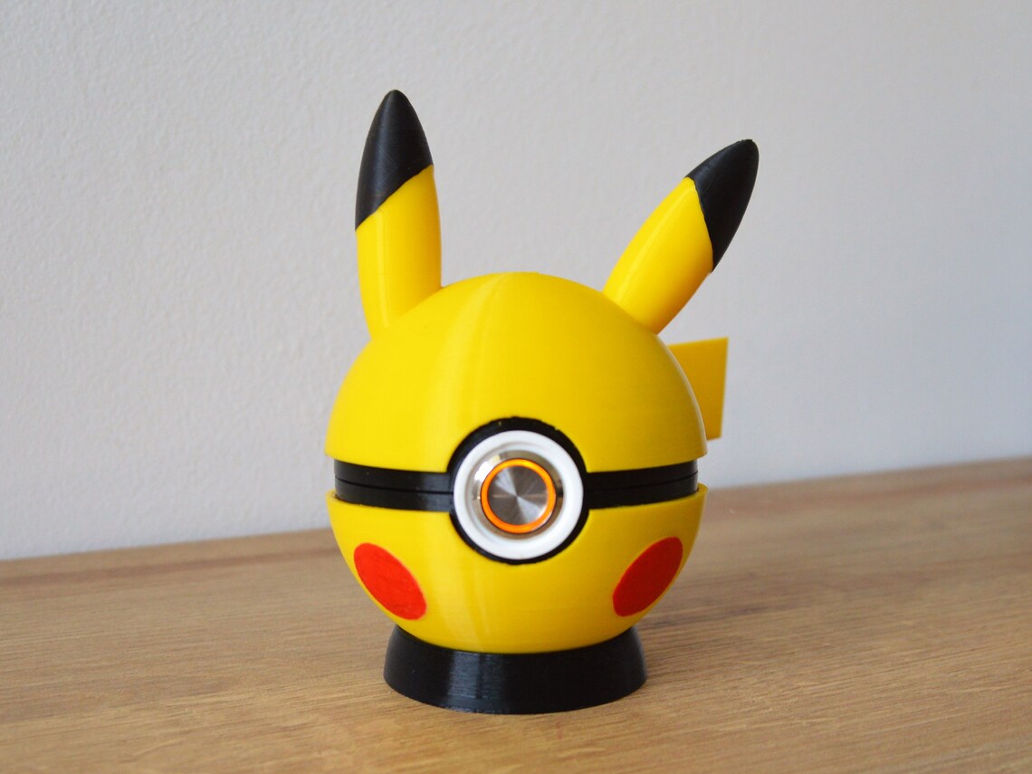 Unique Pokeballs With LED Button - Etsy