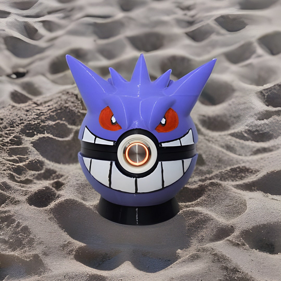 Unique Gengar Pokeball With LED Button - Etsy