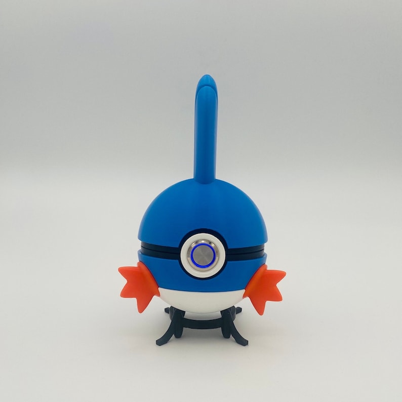 Unique Mudkip Pokeball With LED Button - Etsy