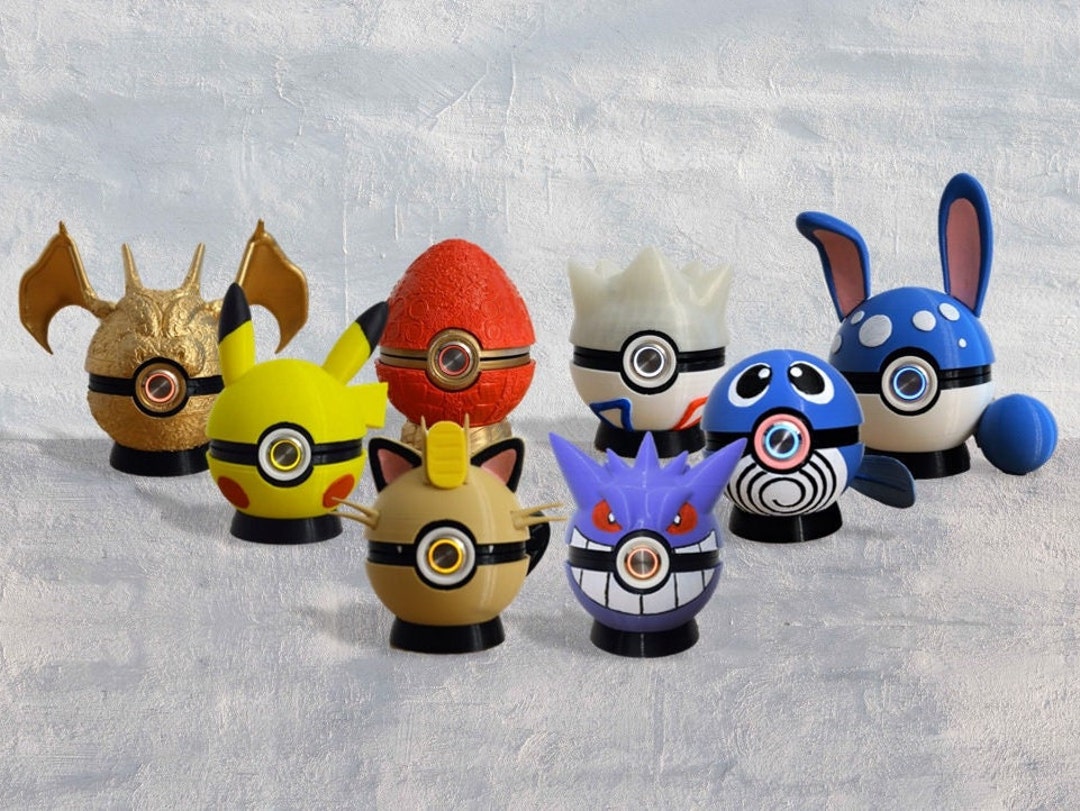 Unique Pokeballs With LED Button - Etsy