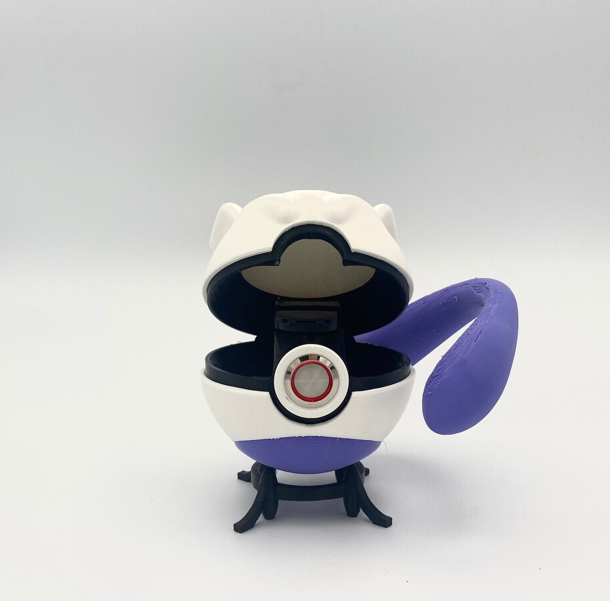 Unique Mewtwo Pokeball With LED Button - Etsy