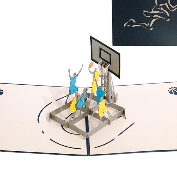 Basketball Pop up Cards - Etsy