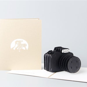 Camera 3D Pop up Greeting Card, Photographer - Etsy