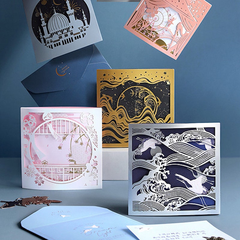 Cut Out Cards - Etsy