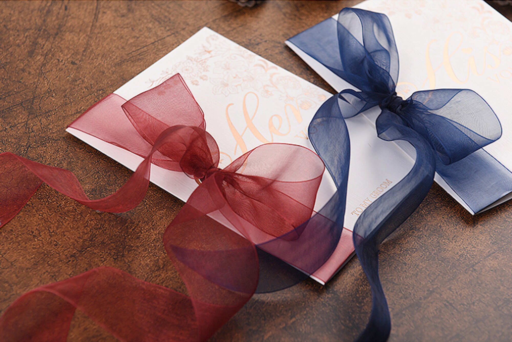 3 Styles Wedding Vow Cards - Etsy