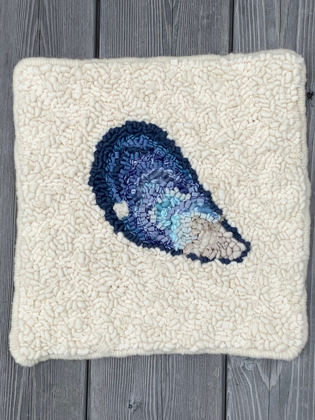 Hooked Rug, Wall Hanging, Fiber Art - Etsy