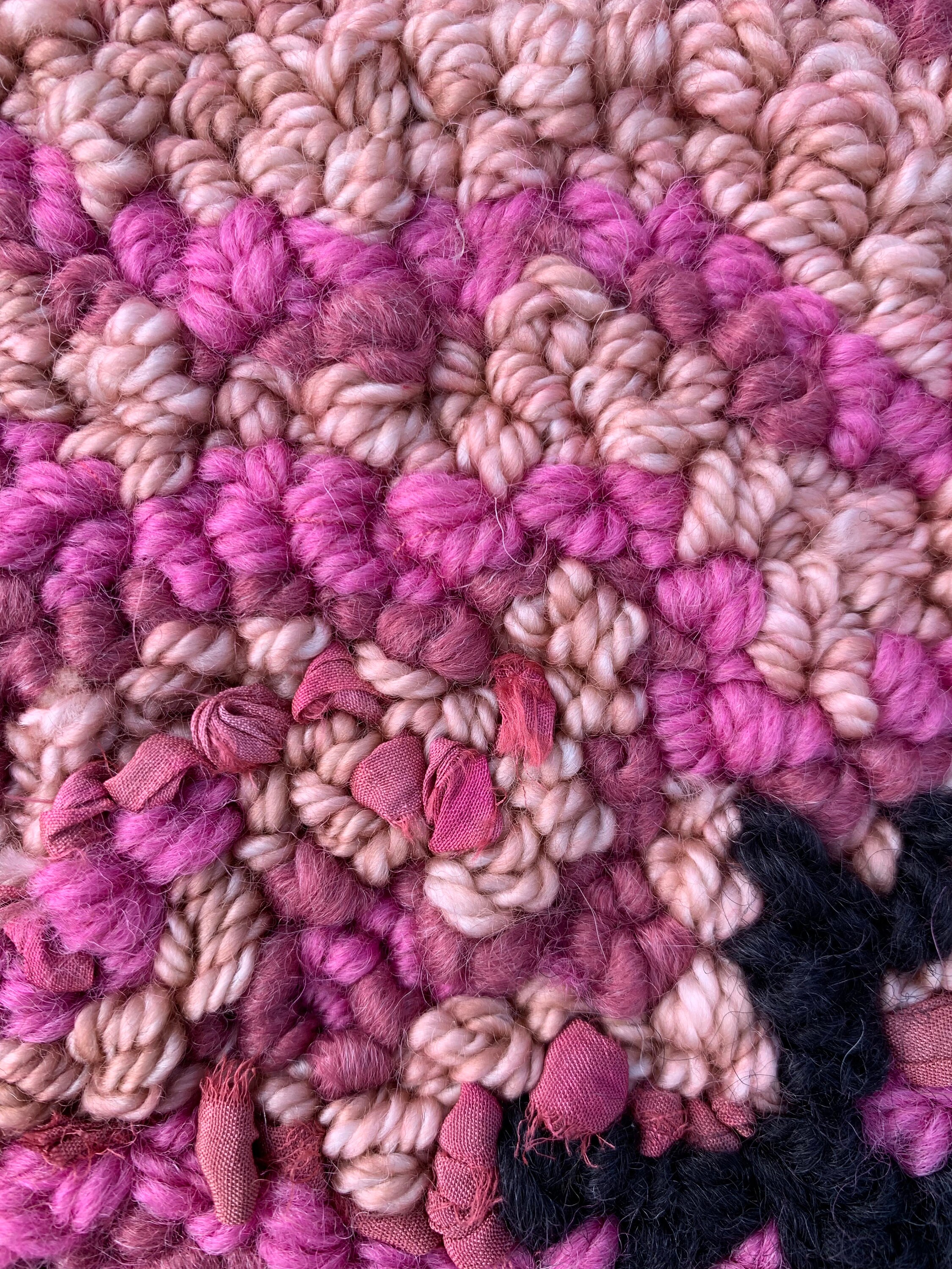 Hooked Rug, Wall Hanging, Fiber Art - Etsy