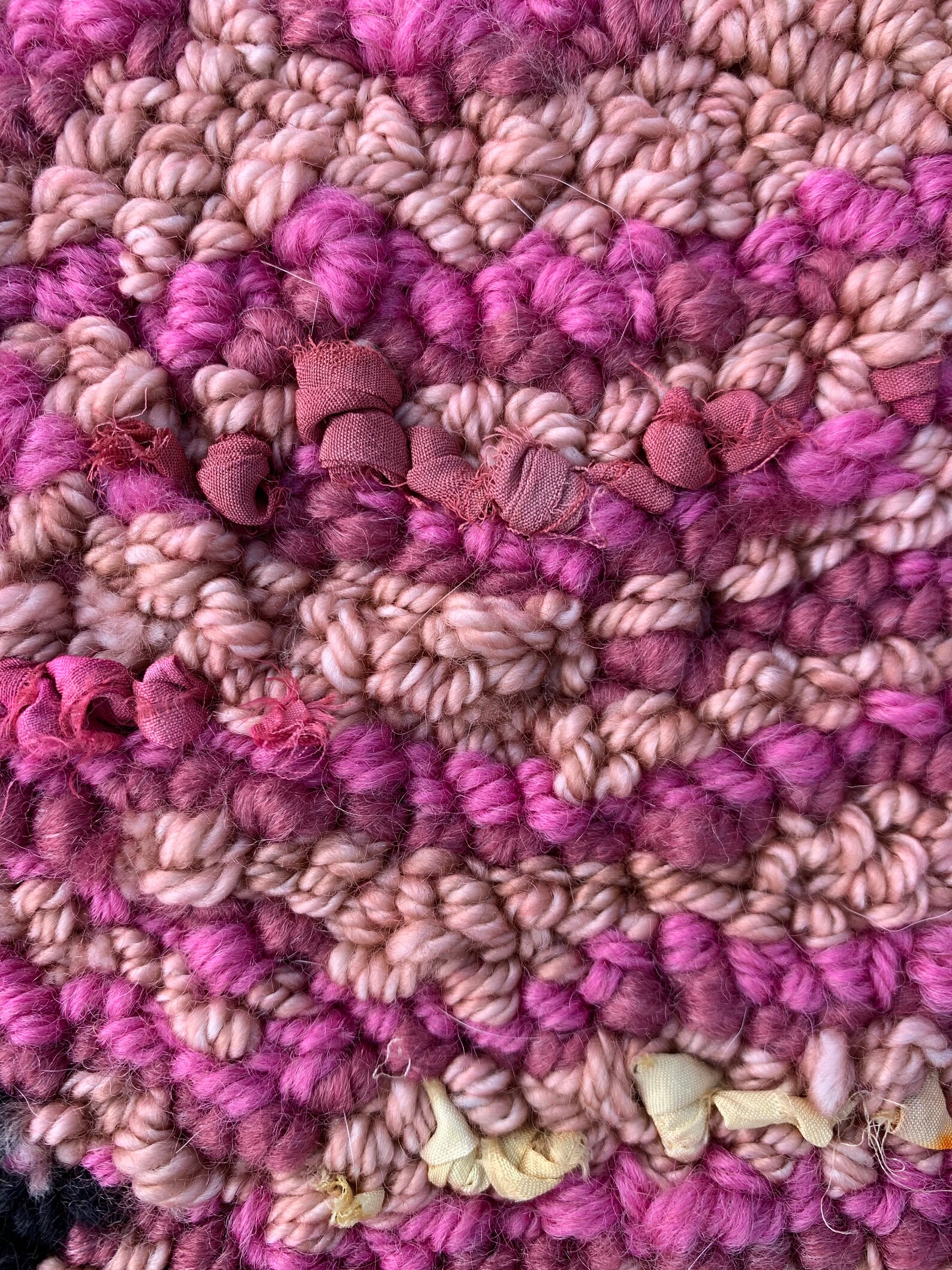 Hooked Rug, Wall Hanging, Fiber Art - Etsy