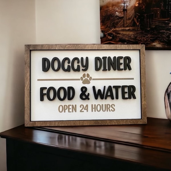 Doggy Diner Sign - Etsy
