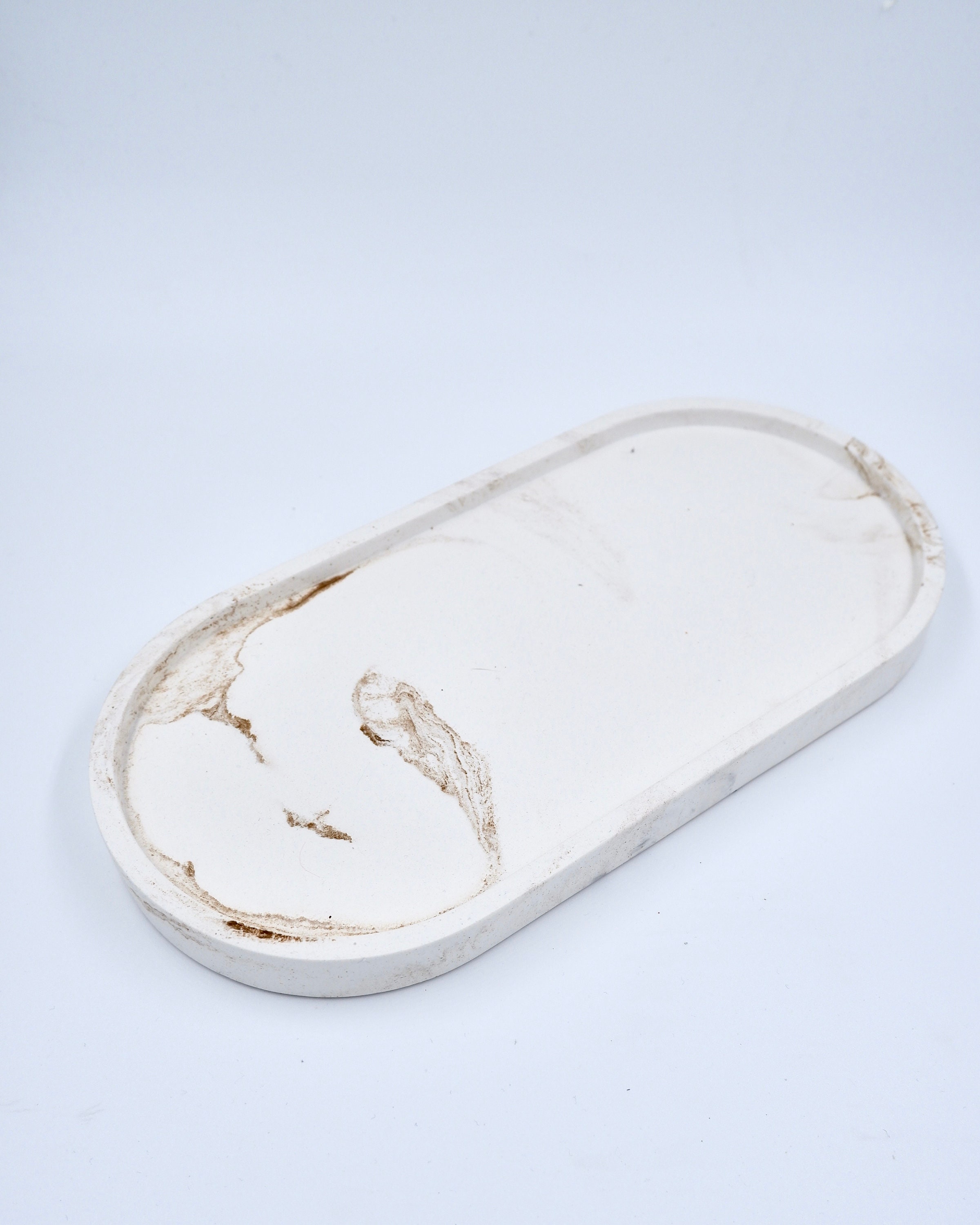 Marble Effect Plaster Jewelry and Small Things Trays Set - Etsy