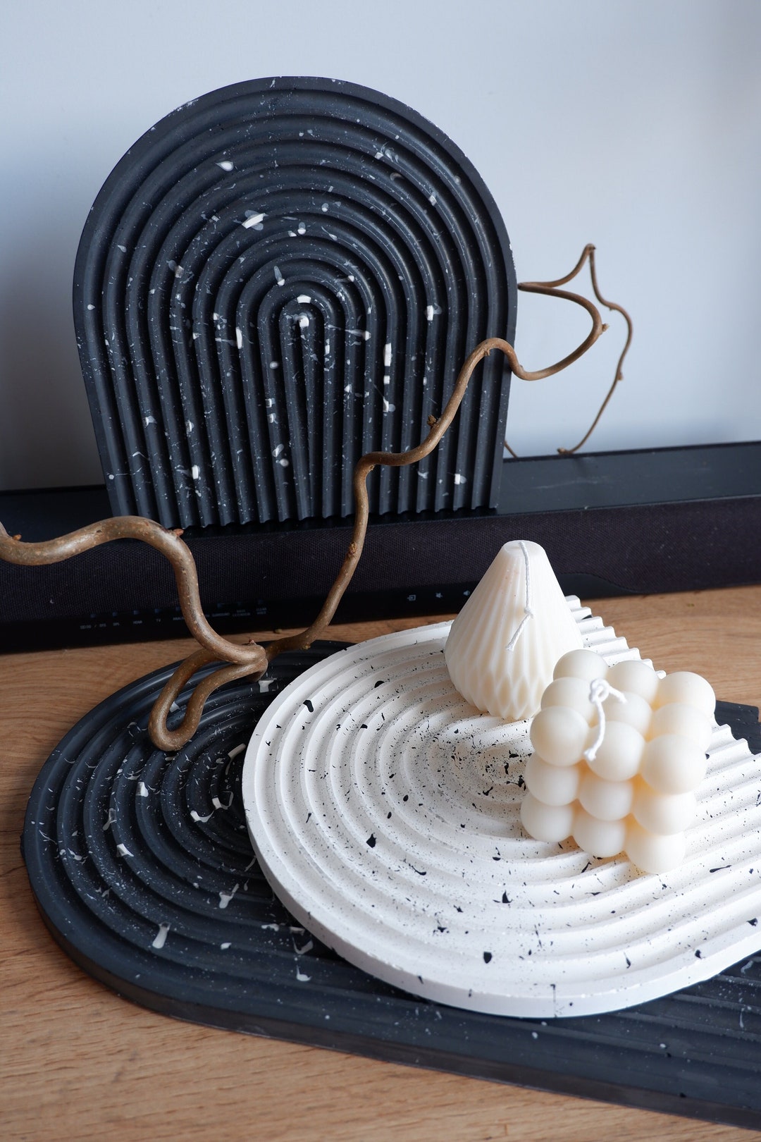 Arch Rainbow Plaster Tray: Nordic Minimalist Home Decor - Etsy