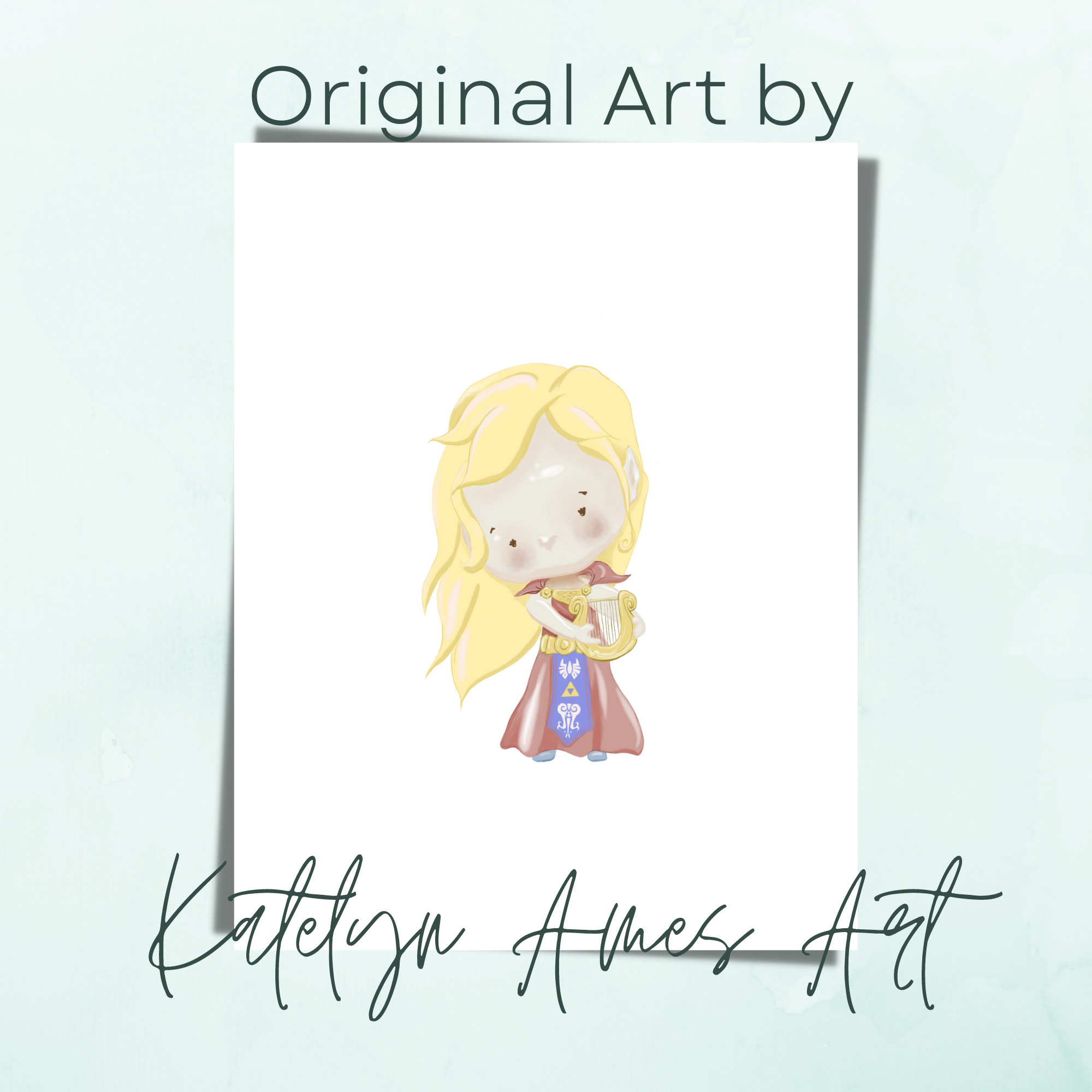 Baby Link, Baby Zelda and Baby Navi Bundle, Printable Digital Art ...