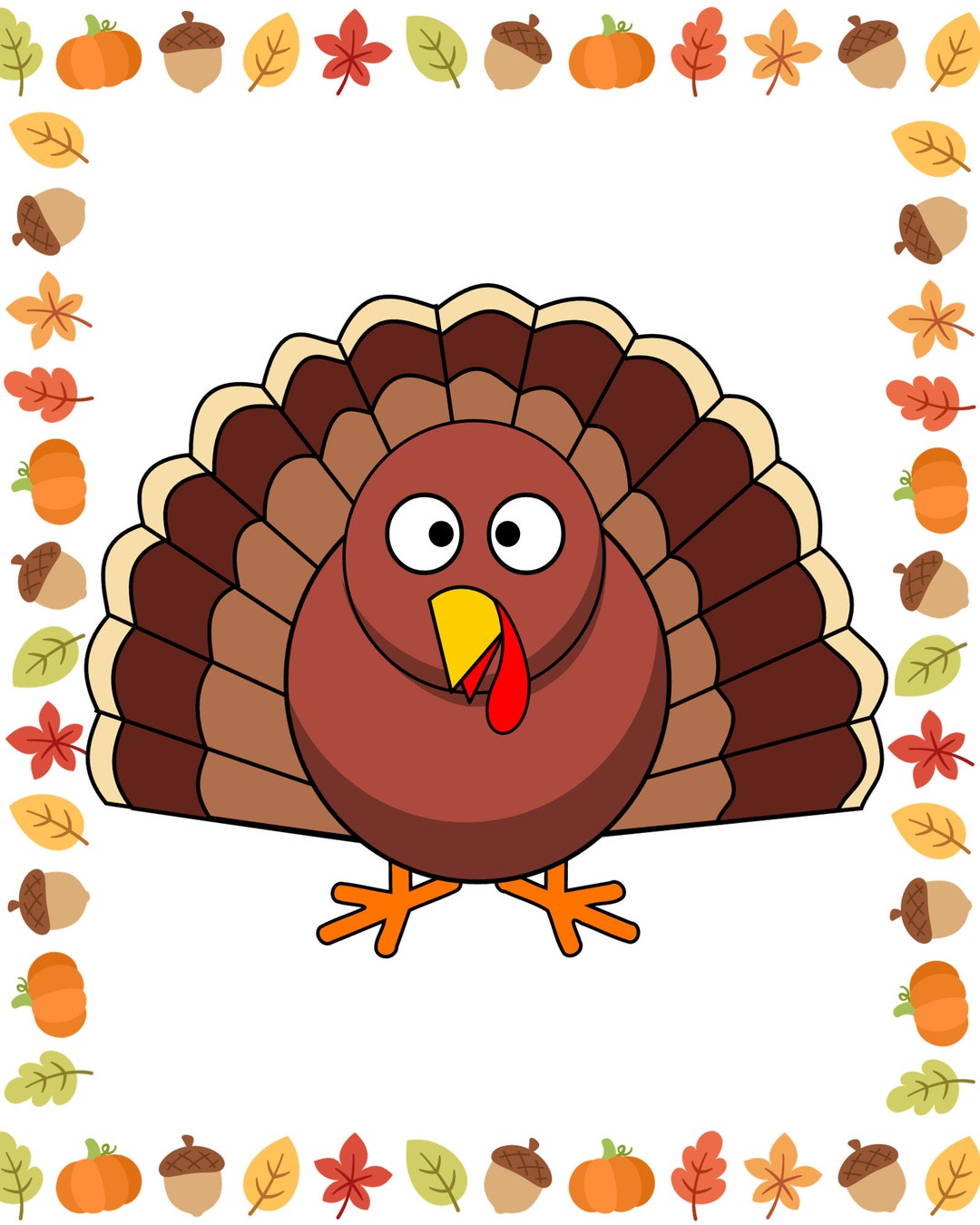 Fall/thanksgiving Set Printable Poster - Etsy